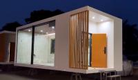 China Contemporary Design Portable Flat Pack Living Container with Customized Color Options for sale