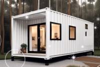 China Contemporary Design Portable Flat Pack Living Container with Customized Color Options for sale