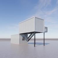 China Customized Tiny Prefabricated Modular Homes For Workshop Warehouse Construction for sale