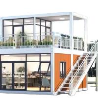 China Hotel Flat Pack Container House Portable and Customizable Accommodation Solution for sale