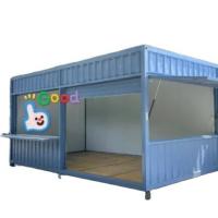 China Modern Container Portable House Flat Pack Folding Fast Install With Steel Door for sale