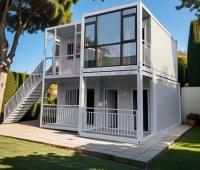 China Contemporary Design Style Steel Structure Portable Prefab Folding Container House for sale