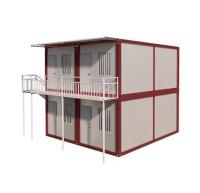 China Steel Door Detachable Modular Multistory Prefab House Containers Homes Buildings for sale
