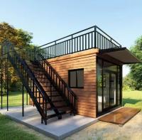 China Steel Door Detachable Modular Multistory Prefab House Containers Homes Buildings for sale