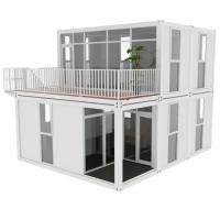 China Outdoor Mobile Living Container House Portable House Stackable Prefabricated for sale
