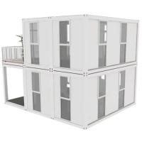 China Outdoor Mobile Living Container House Portable House Stackable Prefabricated for sale