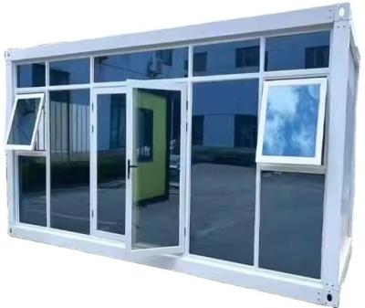 China Flat Pack Container Detachable Steel Door Office Mobile Modular Glass Wall Tiny Home for sale