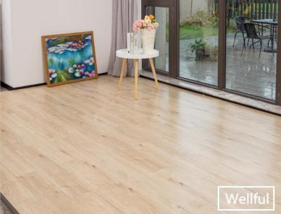 China 6x48 Glossy LVT Stick Down Flooring Stadiums Luxury Vinyl Glue Down Planks 1.5mm for sale