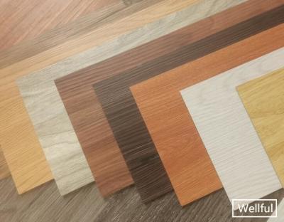 China 1.2mm Peel and Stick Vinyl LVT Flooring Waterproof Slip Resistant 36x6 Inch Planks for sale