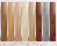 China LVT Vinyl Flooring 4mm Thickness Wood Plank Light Brown Design For B2B Use for sale