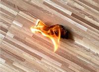 China 2.0mm LVT Vinyl Flooring Oak Wood Walnut Wood Waterproof Fire Resistant B1 for sale