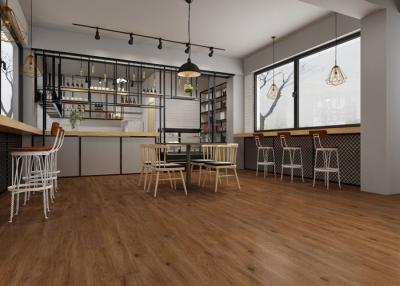 China 2.0mm LVT Vinyl Flooring Commercial Anti Slip UV Coating 6x36 7x48 Custom Sizes for sale