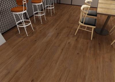 China 1.8mm Self Adhesive LVT Flooring 6x36 Inch Wood Grain Vinyl Plank for sale