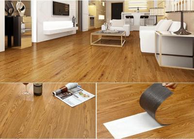 China Commercial Self Adhesive LVT Flooring 2.0mm Wood Vinyl Plank 152.3x914.4mm for sale