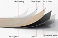 China Oak Wood  Self Adhesive LVT Flooring 6