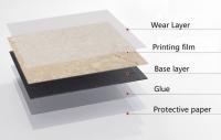 China Self Adhesive Marble Vinyl Flooring 18''×18''×1.8mm for sale