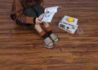 China 4.2mm Wood Grain Stone Plastic Composite Vinyl Plank Flooring for sale