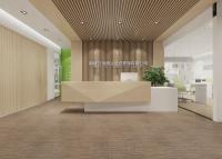 China Wear Resistant Vinyl PVC Carpet Flooring 18x18 Inch 3.0mm Thick Waterproof Tile for sale
