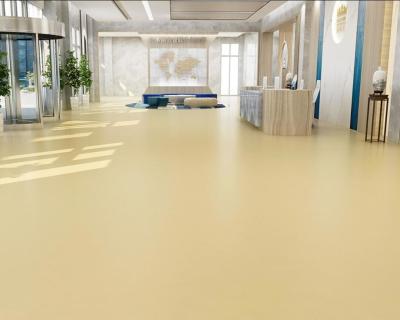 China 3.0mm Thick 2m Width Vesicant Waterproof Vinyl Flooring Roll for Schools Hospitals for sale
