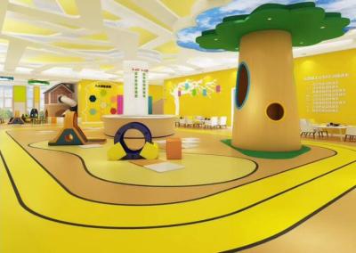 China 5mm Vinyl Gym Flooring Roll 1.8m x 15m for Sports Courts for sale