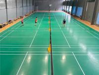 China Green Blue 1.8 Meter Width 5.0mm Vinyl Gym Flooring for sale