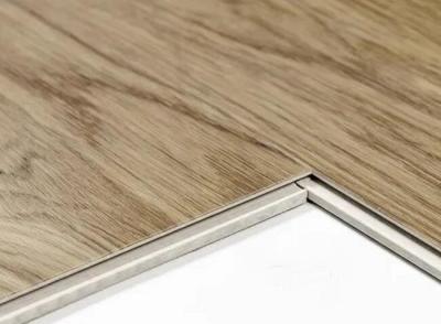 China SPC Interlock Vinyl Flooring 4mm Thick 7x48 Inch Wear Layer 0.3mm Waterproof for sale