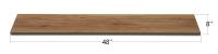 China SPC Interlock Vinyl Flooring 4mm Thick 7x48 Inch Wear Layer 0.3mm Waterproof for sale