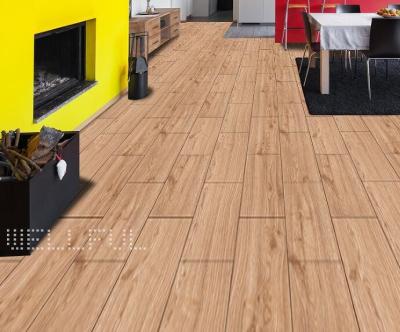 China Glue Down 1.8mm LVT Vinyl Flooring Wood Embossed Anti Abrasion 6x36 Inch Plank for sale