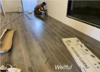 China Interlock PVC Plank Flooring UV Coating Wooden Effect Flooring 7.25