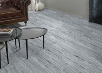 China Commercial SPC Vinyl Plank Flooring 0.3mm Wear Layer Waterproof Grey 4mm Thick for sale