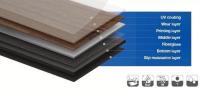 China Waterproof LVT Vinyl Floor UV Surface With Decorative Film for sale