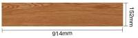 China Commercial PVC Plank Flooring Oak Wood Vinyl 2.0mm Dry Back Easy Installation for sale