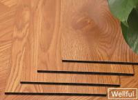 China Dry Back PVC Plank Flooring Oak Wood 1.2mm Thickness 0.07mm Wear Layer for sale