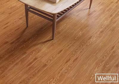 China Matt Gloss LVT Vinyl Flooring 1.2mm Black Bottom Wood Embossed for sale