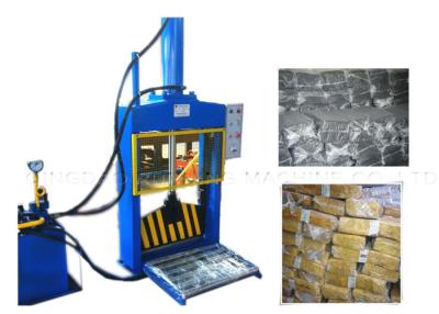 China Africa Safe and efficient Recycling Car Tires Hydraulic rubber cutting machine for sale