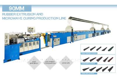 China Microwave Continuous Vulcanization Line 83KW With Single Extruder Head for sale
