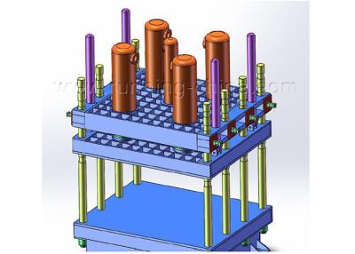 China Pillar Type  600 T Rubber Plate Vulcanizer Machine Curing press machine for sale