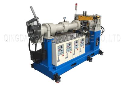 China Chrome Plated Surface Cold Feed Rubber Extruder Machine With Revers Jog Rotating for sale