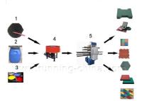 China Hydraulic Interlocking Tiles Making Machine With Single Woking Layer for sale