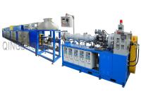 China 42r/Min Screw Rotate Speed Rubber Hose Extrusion Machine With 7 Station Extruding Mold for sale