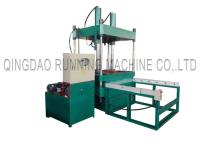 China 1000 * 1000mm Rubber Tiles Making Machine, Rubber Powder Tile Molding Press Machine for sale