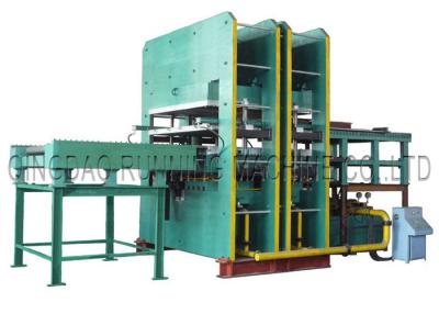 China Rubber Hydraulic Molding Vulcanizing Machine With Automatic Mold Sliding For Making Condenser Seal for sale