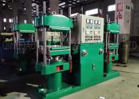China 2.2kw * 2 Double Working Station Rubber Vulcanizing Molding Press Machine With Relay Automatic Control for sale