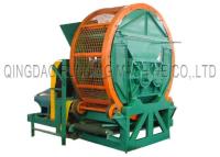 China Double Shaft Waste Tyre Shredding Machine 3 - 6T/H Capacity 55kw * 2 Driving Motor for sale