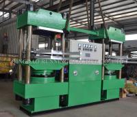 China Duplex Type Rubber Vulcanizing Press Machine PLC Control High Production Efficiency for sale