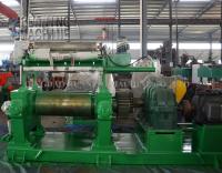 China Driving Motor 55kw Laboratory Two Roll Mill Open Type Rubber Mixing Equipment for sale