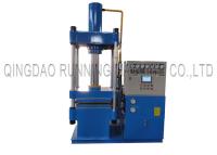 China Auto Exhausting Rubber Vulcanizing Press Machine Downstroke 100T Pressure Plate for sale