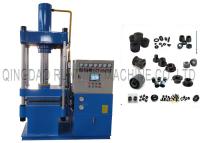 China Auto Exhausting Rubber Vulcanizing Press Machine Downstroke 100T Pressure Plate for sale