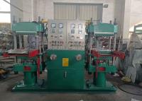 China 50T Pressure Rubber Gasket Hydraulic Vulcanizing Press Machine with Double Working Station for sale