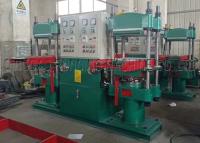 China Double Working Station 50T Pressure Rubber Vulcanizing Press Machine with Manual Mould Sliding Plate for sale